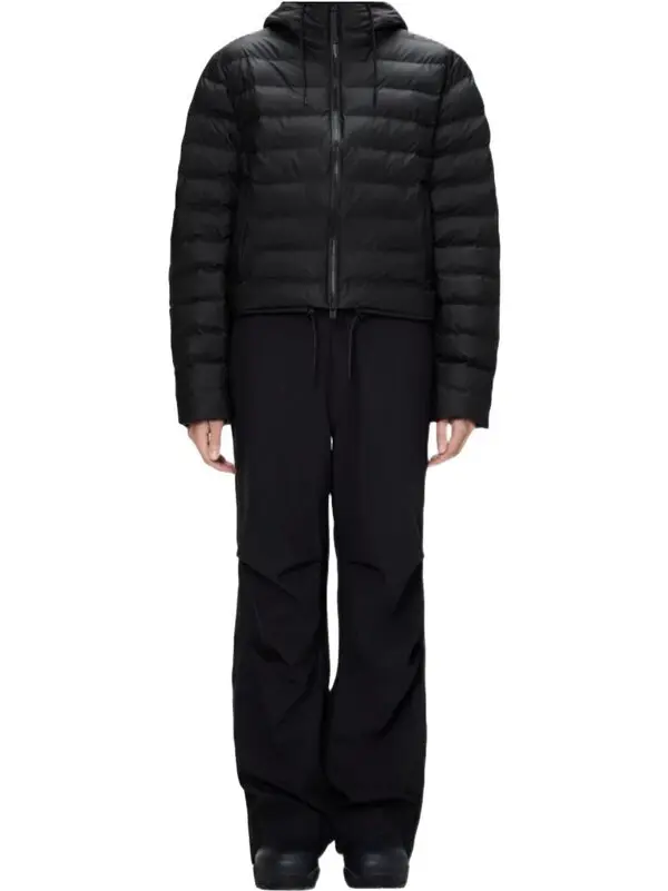 Rains Lohja Short Puffer Jacket - Black