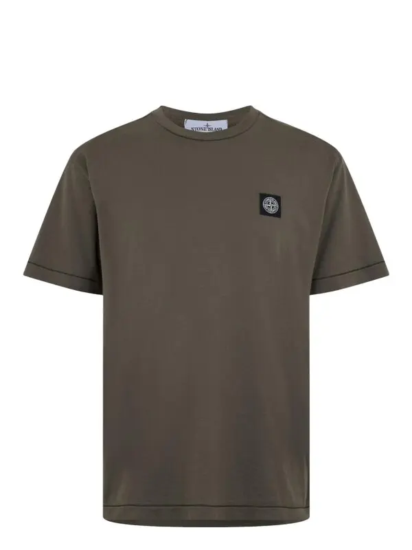 Stone Island Logo Patch T-shirt - Black