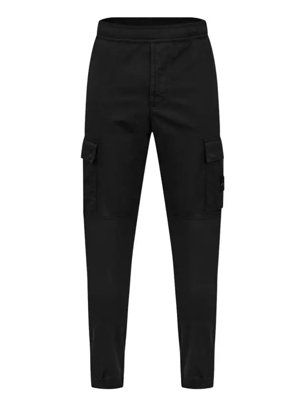 Stone Island Raso Cargo Trousers - Black