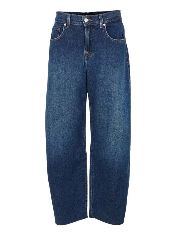 7 For All Mankind Belt Loop Jeans - Dark Blue