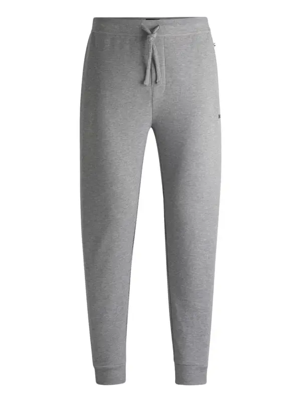 Hugo Boss Bw Waffle Jogging Bottoms - Gray