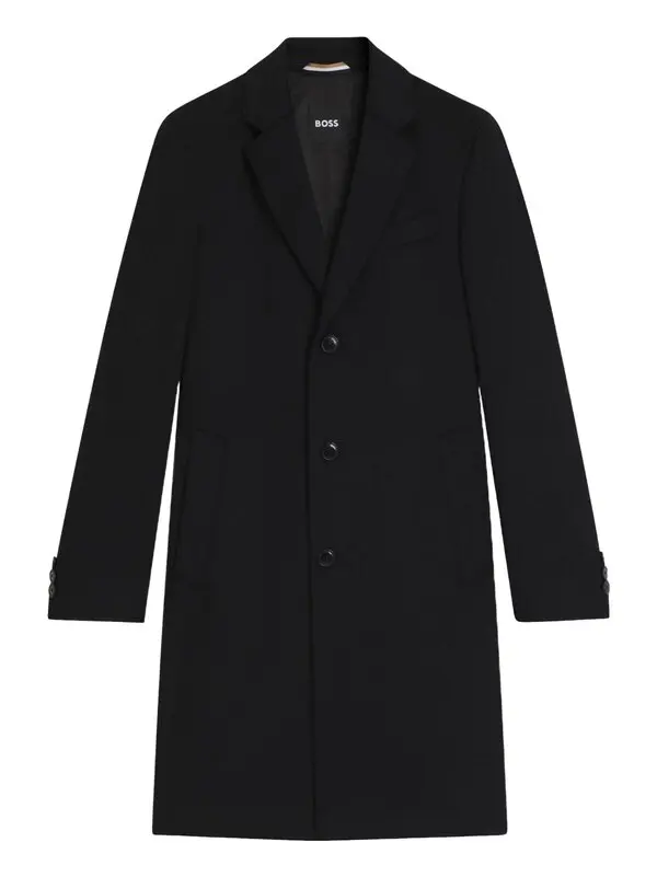 Hugo Boss Overcoat - Black