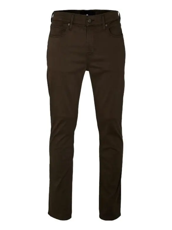 7 For All Mankind Slimmy Sateen Slim Fit Trouser - Olive