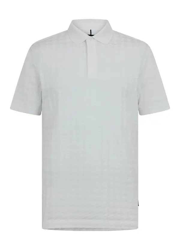 Hugo Boss Logo Short-sleeve Polo Shirt - White