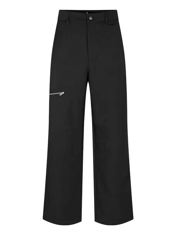 REPRESENT Wide-leg Cargo Pants - Black