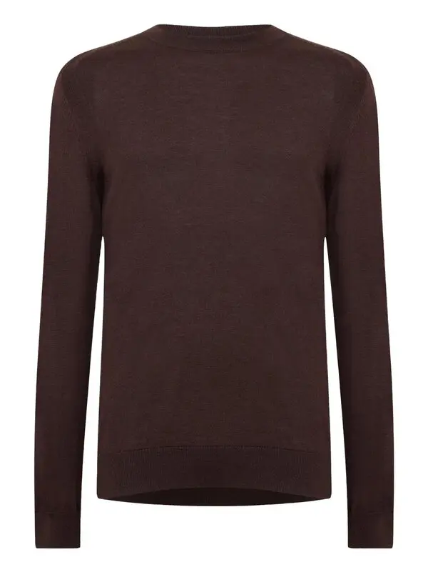 Hugo Boss Crew Neck Knit Sweater - Black