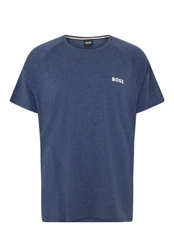 Hugo Boss Solid Color Minimalist T-shirt - Blue