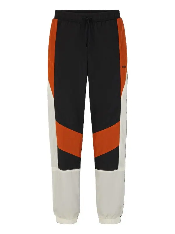 Hugo Boss Color-blocked Track Pants - Black