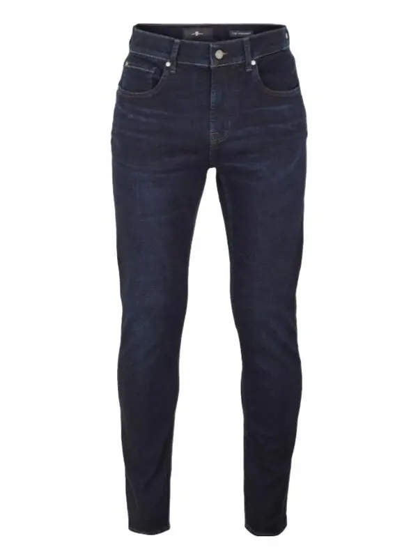 7 For All Mankind Belt Loops Jeans - Black