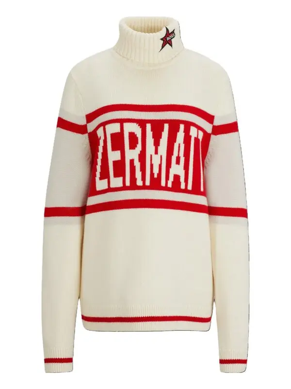 Hugo Boss Turtleneck Knit Sweater - Nude
