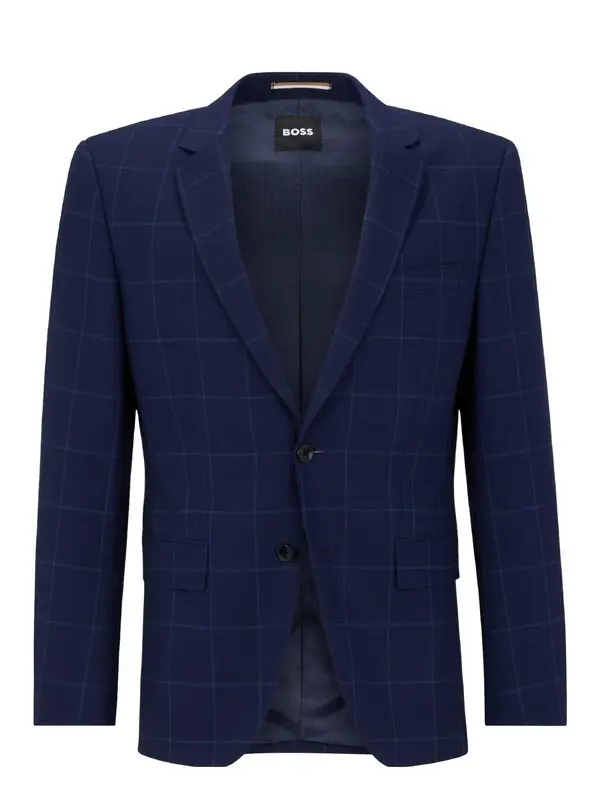 Hugo Boss Classic Check Blazer - Black