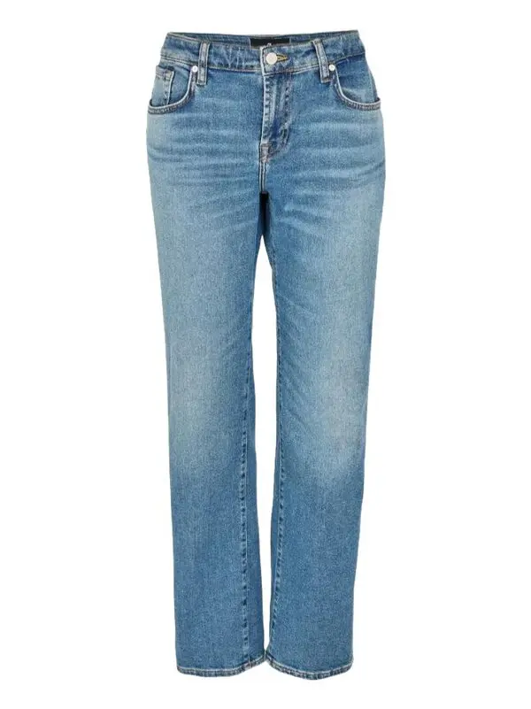 7 For All Mankind Belt Loop Jeans - Light Blue
