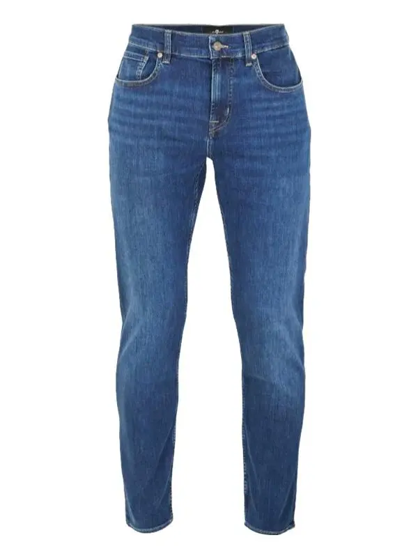 7 For All Mankind Belt Loops Jeans - Dark Blue