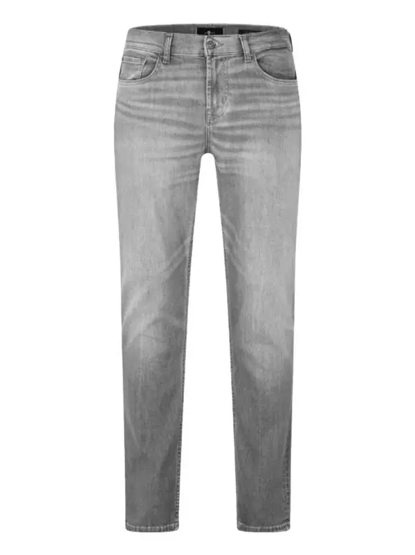 7 For All Mankind Belt Loops Jeans - Grey