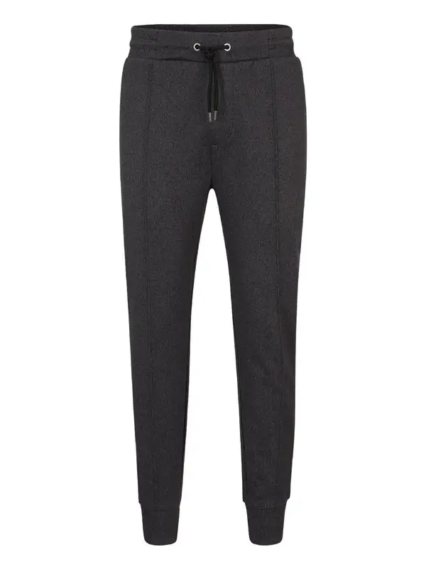 Hugo Boss Marled Tapered Joggers - Black