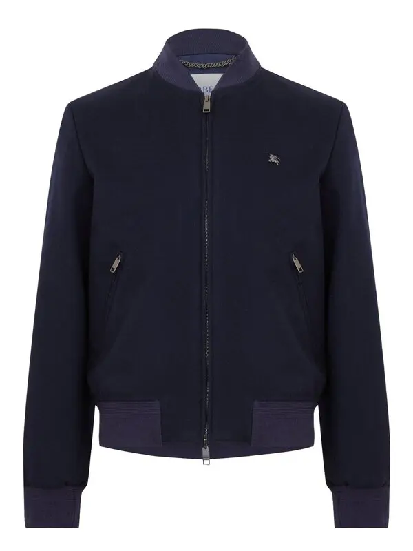 Burberry Baseball Collar Jacket - Black