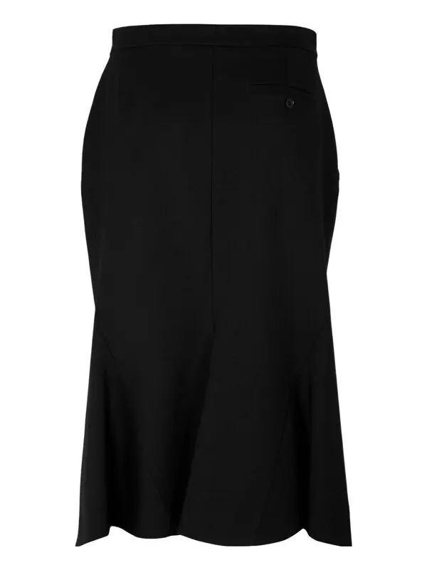 Alexander McQueen Slim-fit Skirt - Black