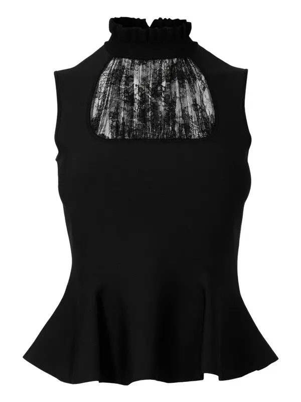 Alexander McQueen Classic Versatile Top - Black