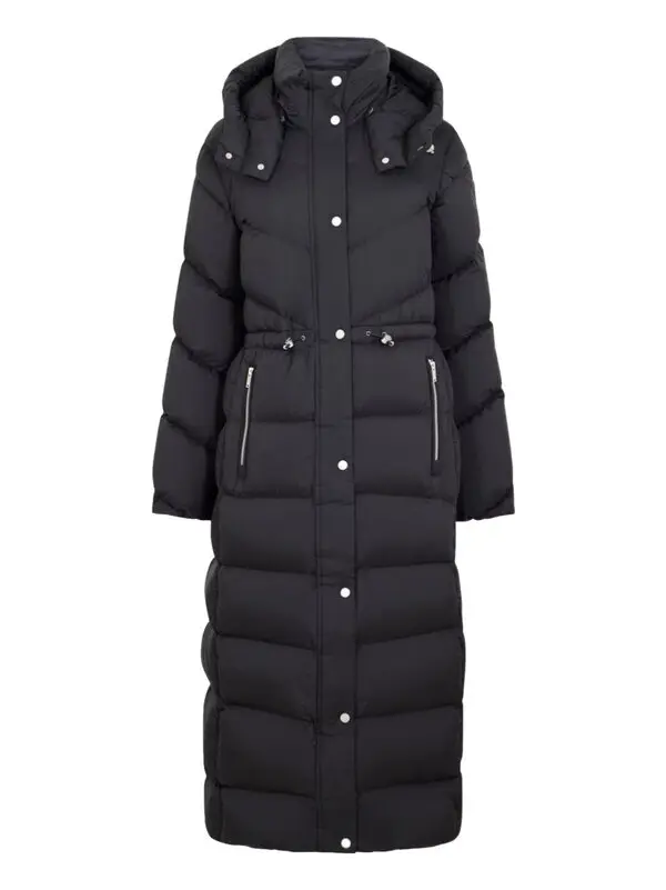Moose Knuckles Long Down Jacket - Black