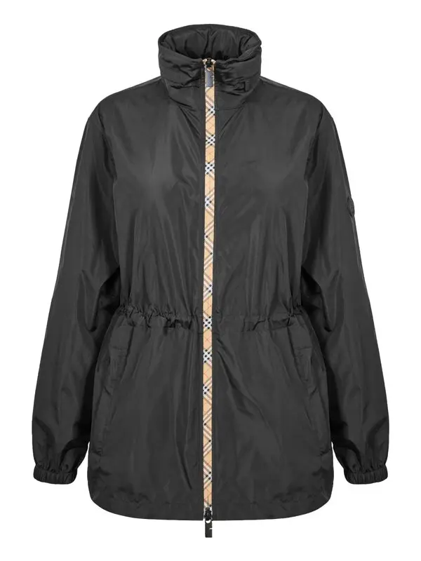 Burberry Casual Jacket With Drawstring Waist - Black