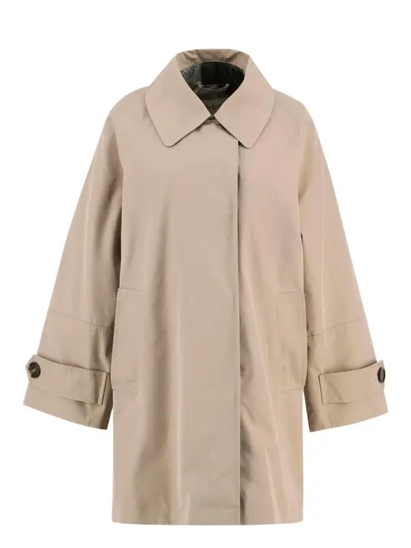 Barbour Long-sleeved Trench Coat - Nude