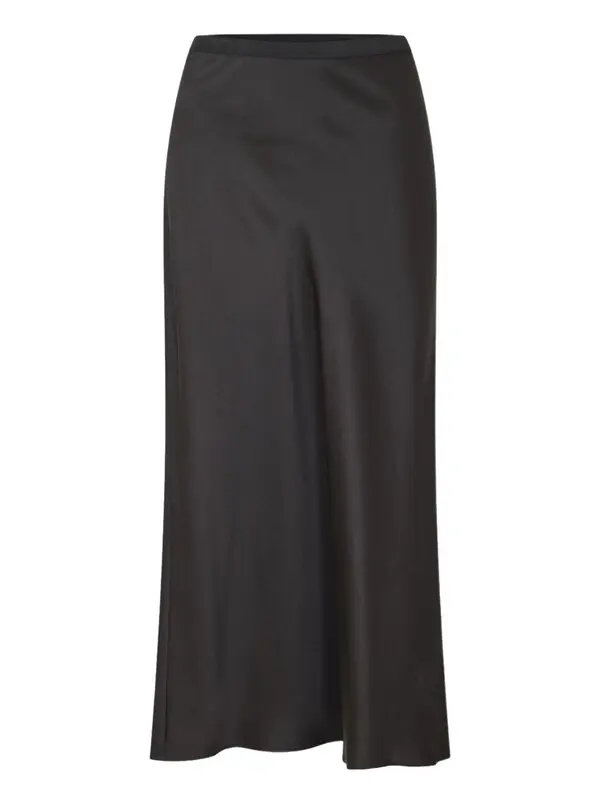 ANINE BING Silk Maxi Skirt - Black