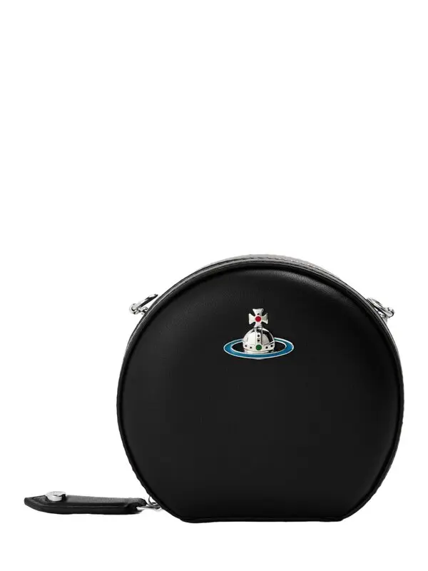 VIVIENNE WESTWOOD Orb Emblem Round Bag - Black