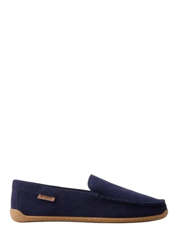 Polo Ralph Lauren Brenan Moccasin Slippers - Black
