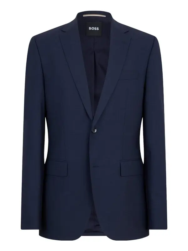 Hugo Boss Single-breasted Blazer - Black