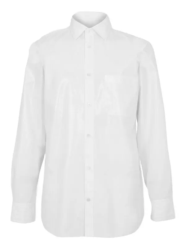 MAISON MARGIELA Long-sleeve Button-up Shirt - White