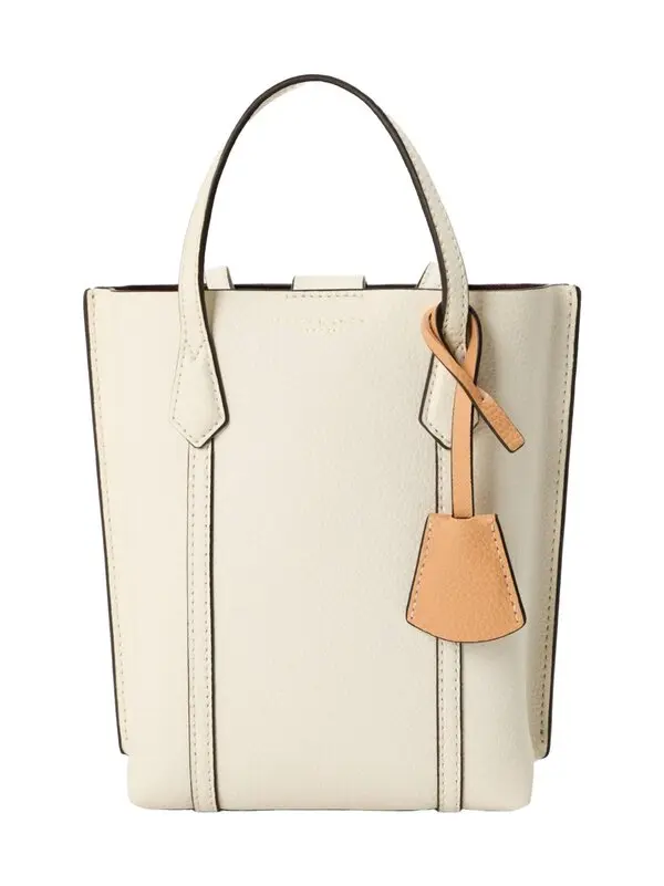 Tory Burch Leather Tote Bag - Nude