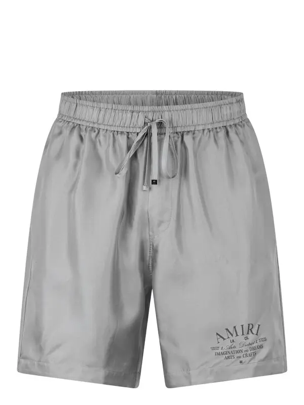 Amiri Silky Shorts - Gray