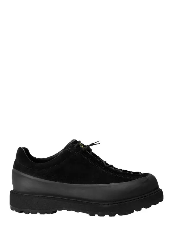 Stone Island Diemme Low Top Suede Sneakers - Black