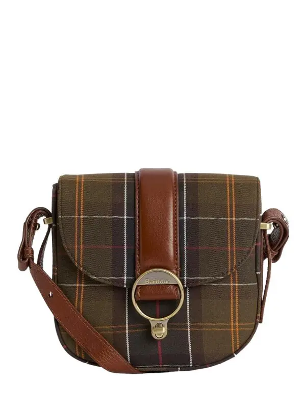 Barbour Elm Plaid Crossbody Bag - Brown