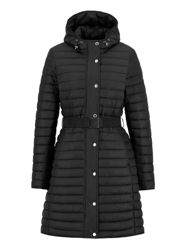 Barbour Quilted Cotton Long Sleeve Zip Up Jacket - Black
