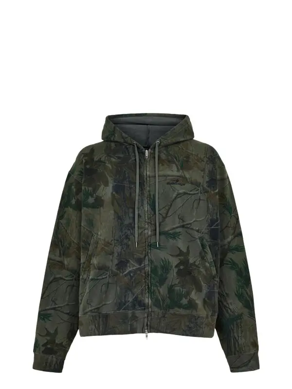 Balenciaga Bal Sports Logo Zip Hoodie - Black