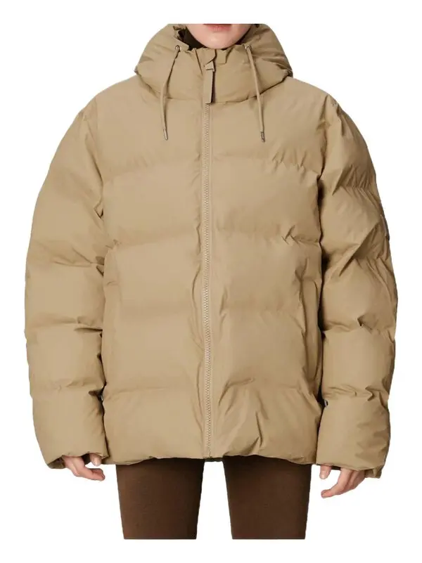 Rains Long-sleeved Cotton-padded Jacket - Sand