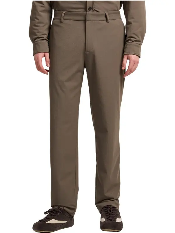 Emporio Armani Straight-leg Casual Pants - Brown