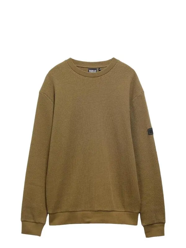 Barbour Long-sleeved Crew Neck Sweatshirt - Olive