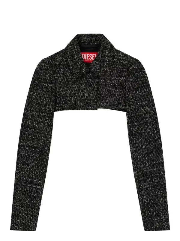 DIESEL® G-anne Cropped Blazer - Black