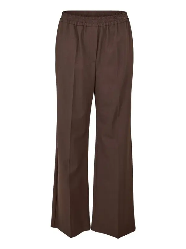 Max Mara Petra High-waisted Wide Leg Trousers - Brown