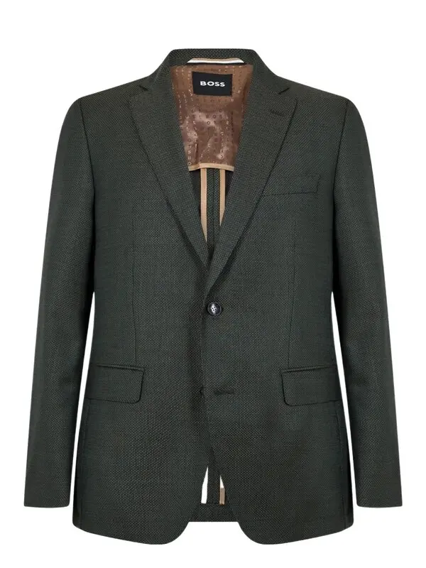 Hugo Boss Single-breasted Blazer - Black