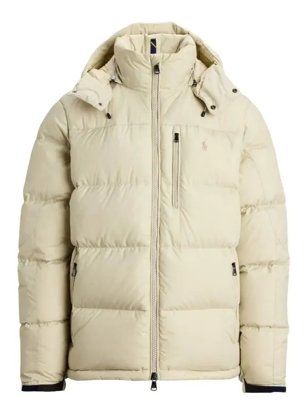 Polo Ralph Lauren El Cap Puffer Down Jacket With Detachable Hood - Nude