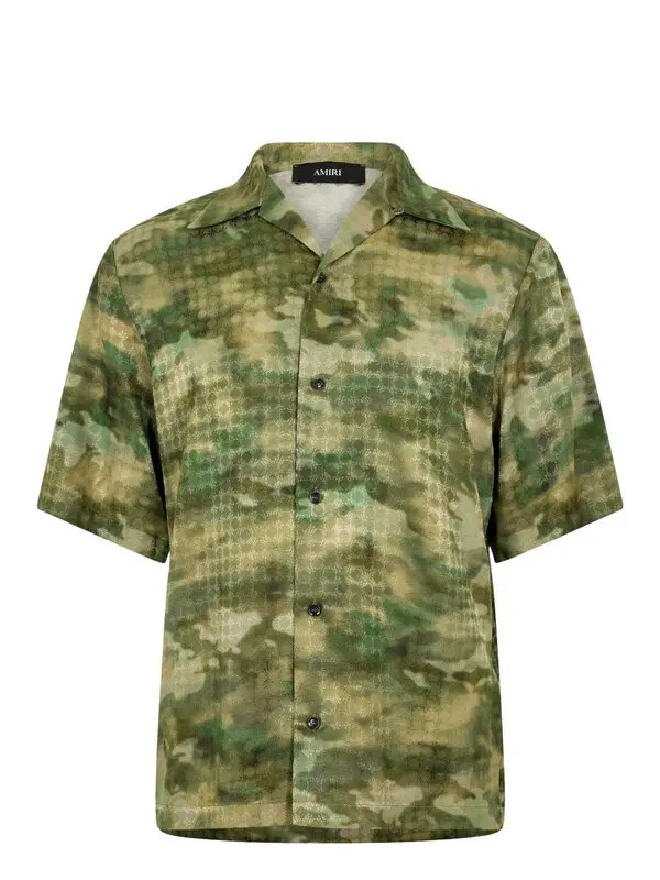 Amiri Camp Collar Shirt - Green