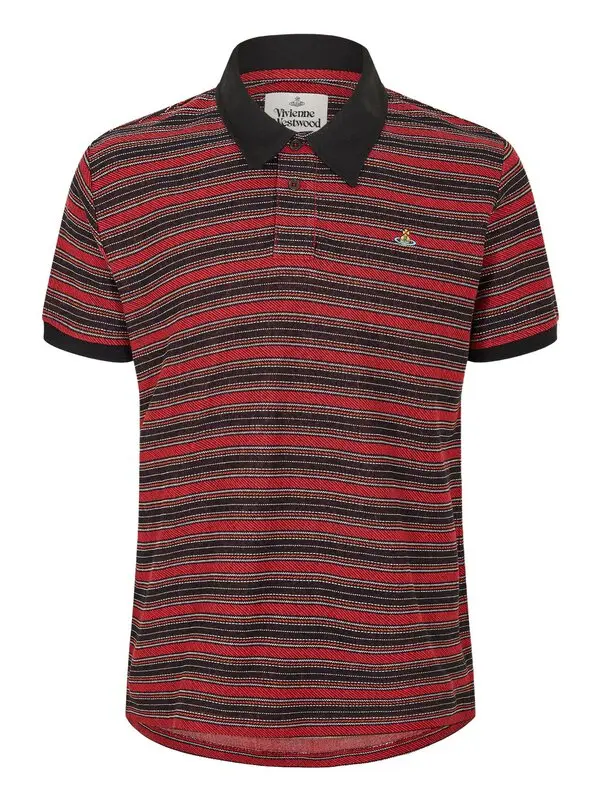 VIVIENNE WESTWOOD Short-sleeve Polo Shirt - Black