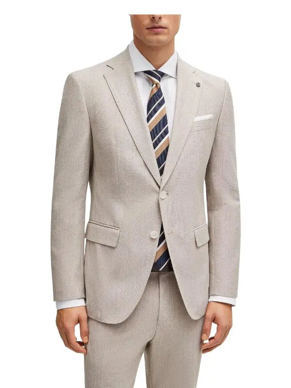 Hugo Boss Single-breasted Blazer - Nude