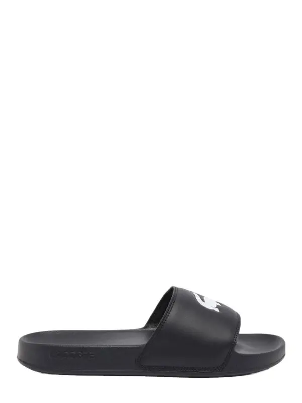 Lacoste Serve Pool Slides - Black