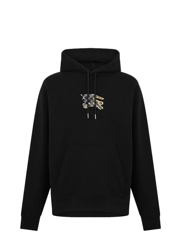 Burberry Over The Head Hoodie - Black