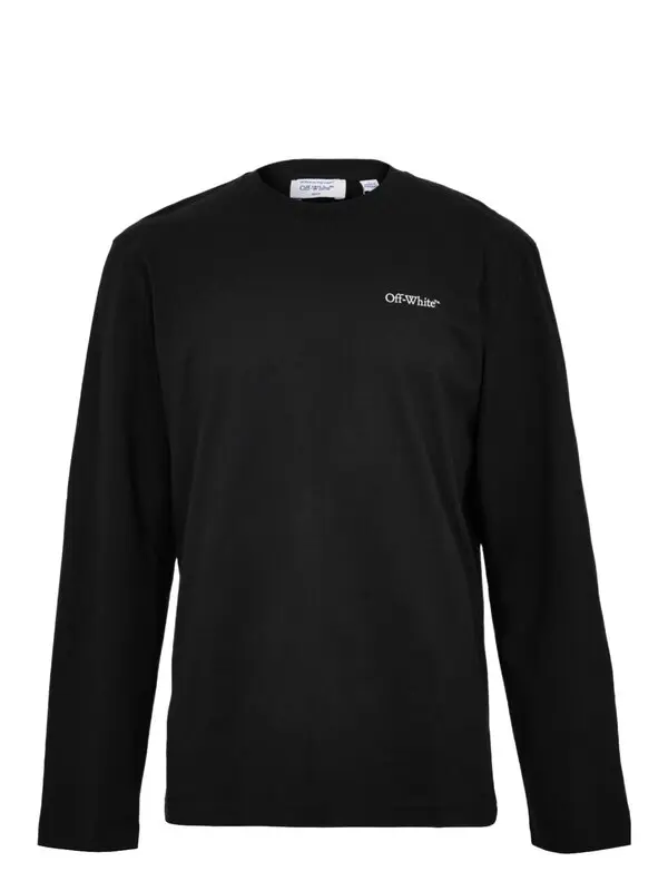 Off-White Logo Long-sleeve T-shirt - Black