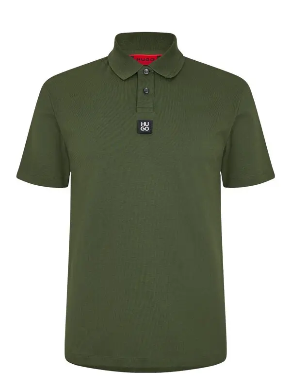 Hugo Boss Logo Short-sleeve Polo Shirt - Green